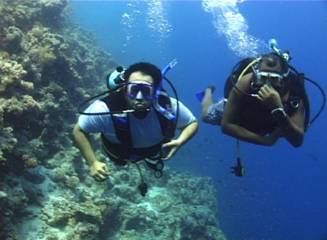Scuba Diving from the Shore in Sharm el Sheikh